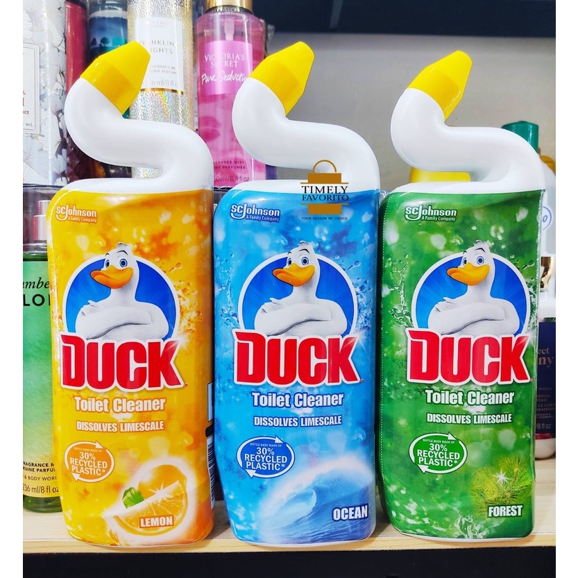 Duck Ocean/Forest/Lemon 5-in-1 Liquid Toilet Cleaner 750mL | Shopee ...