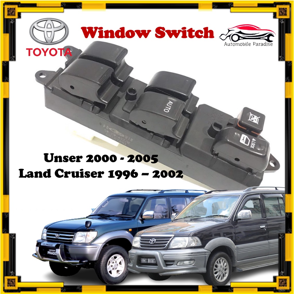Toyota Unser / Land Cruiser Prado 90 - Power Window Switch / Suis ...