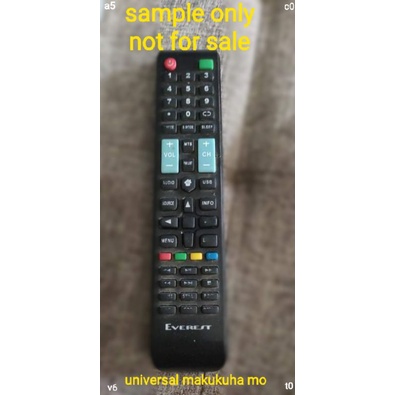 everest smart tv remote(universal)100% na gagana sa tv mo | Shopee ...