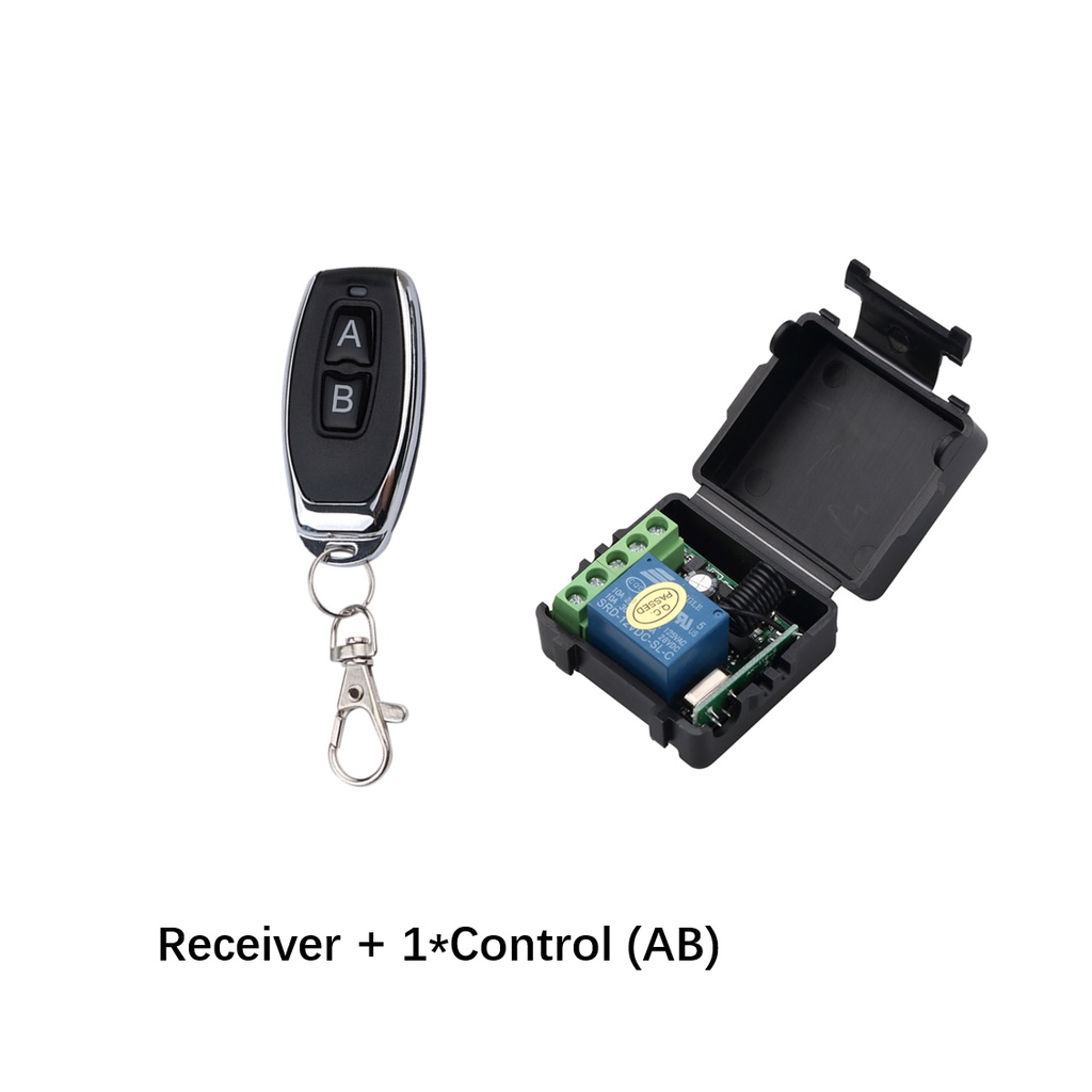 433Mhz 12V RF Transmitter With Wireless Remote Universal Control ...