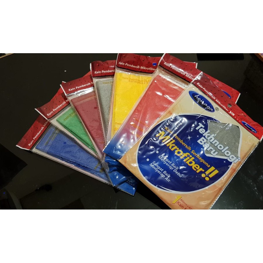 Honaga PREMIUM Multipurpose Microfiber Cloth 40x40cm (360gsm) | Shopee ...