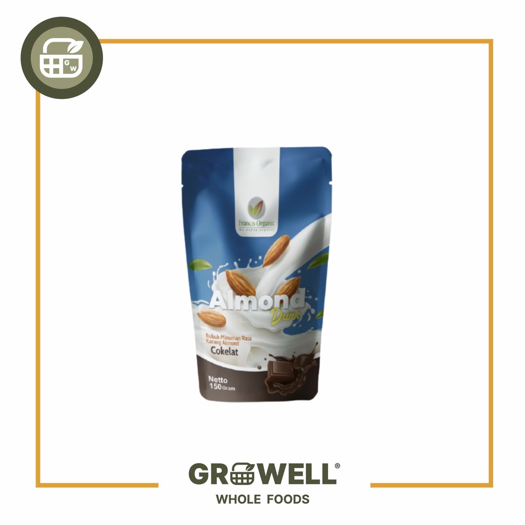Francis Organic Almond Milk Powder Chocolate 150g | Shopee Philippines