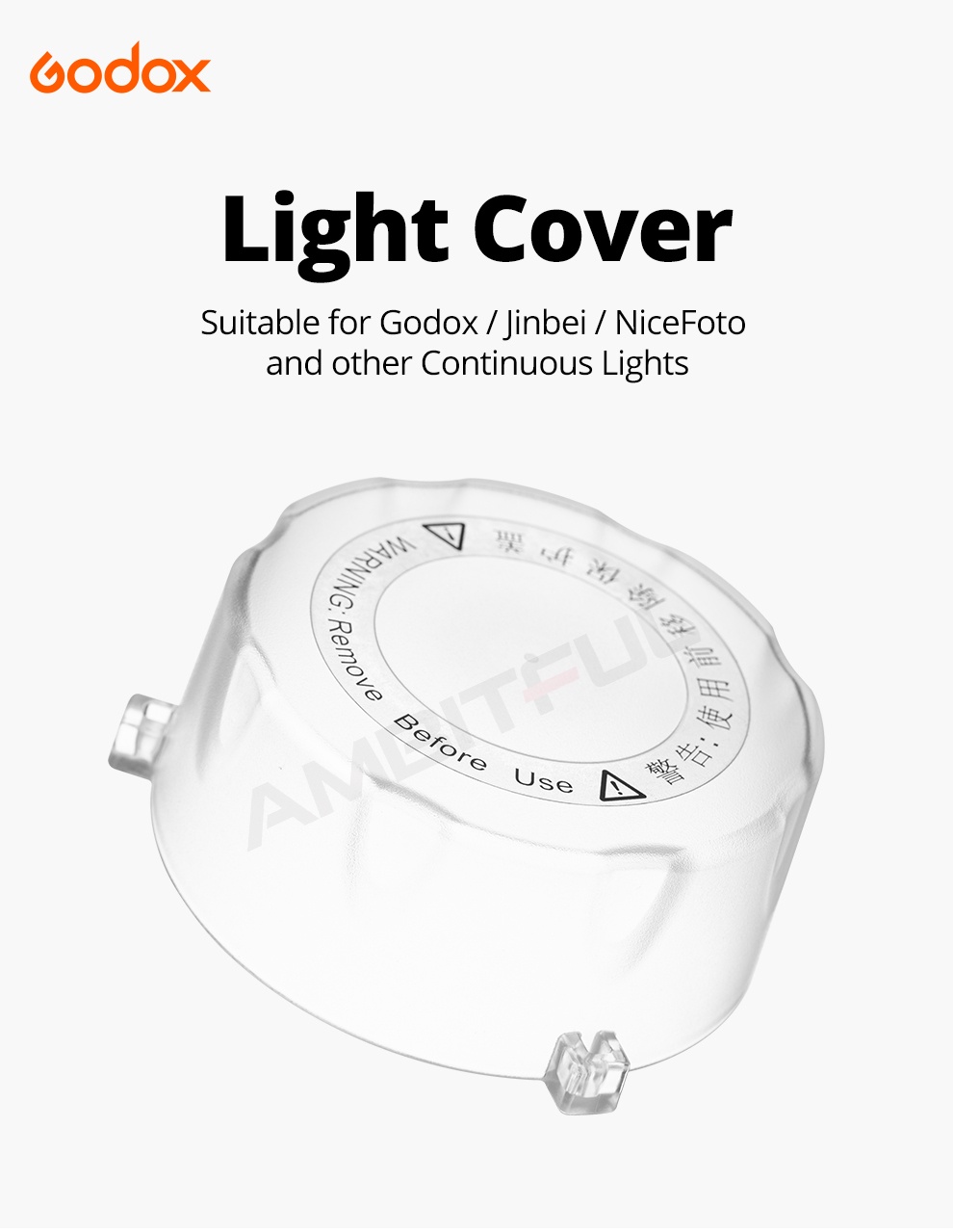 Godox Glass Cover Protector Cap for Godox NiceFoto Jinbei Bowens Mount ...