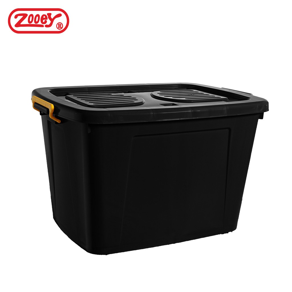 Zooey Chubby Box Small Colored Storage Box/Container 110L | Shopee ...
