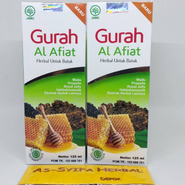 Gurah Al Afiat Syrup For phlegm and cough | Shopee Philippines