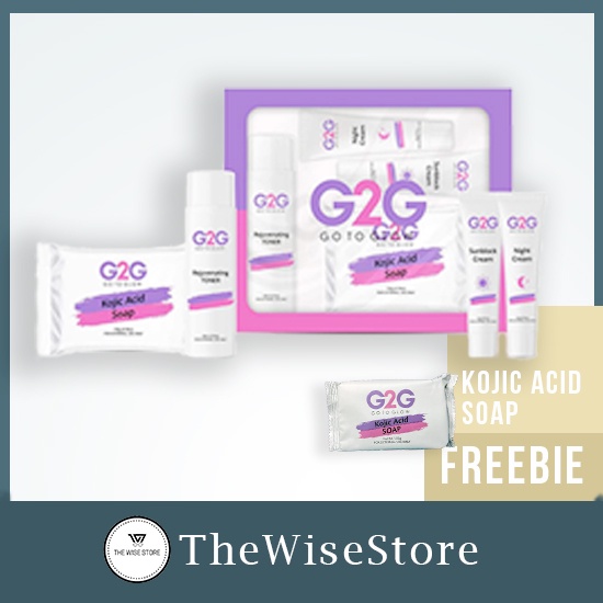 Go to Glow Rejuvenating Set (G2G) with Free Kojic Acid Soap! | Shopee ...