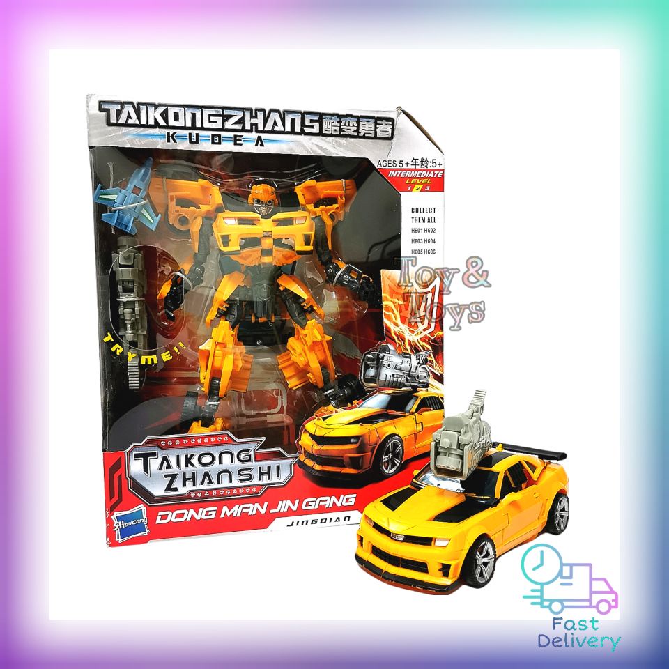 2 in 1 Transformers Bumblebee / Decepticon Robot Toys Convertible to ...