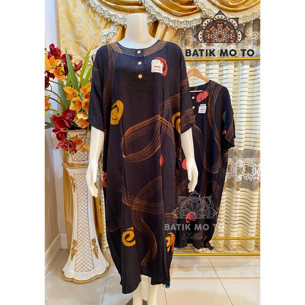 BATIKMOTO Jumbo Batik Daster Dress Plussize Indonesia thailand Summer | Shopee Philippines