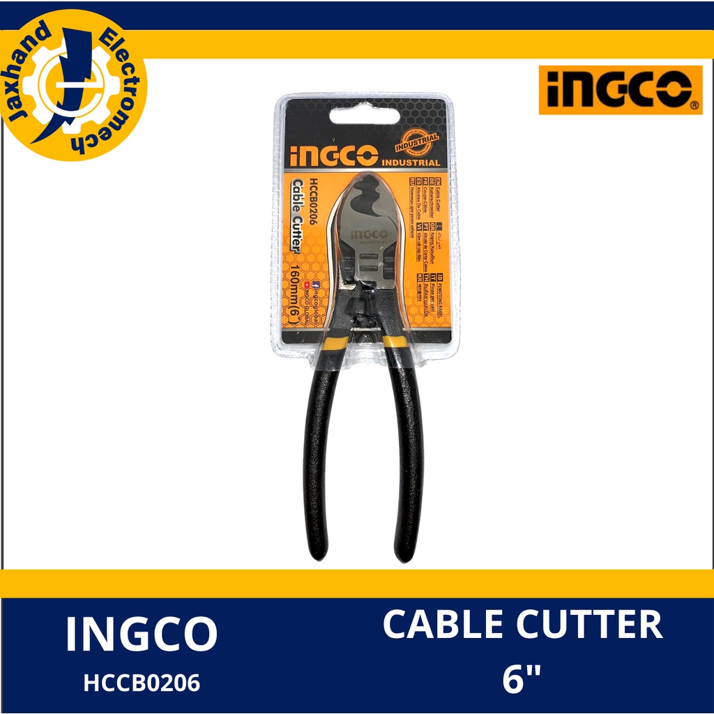 Ingco Cable Cutter 6" for Copper & Aluminum Cables Model: HCCB0206 ...