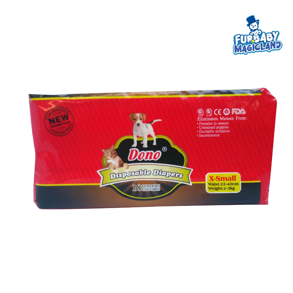 Dono Female Dog Disposable Diapers | Shopee Philippines