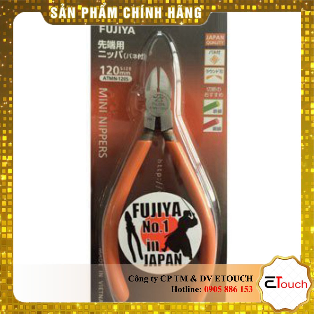 Fujiya ATMN-120S 5inch/120mm thin blade mini cutting pliers | Shopee ...