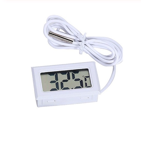 Waterproof LCD Digital Thermometer Aquarium Electronic Precision Fish ...
