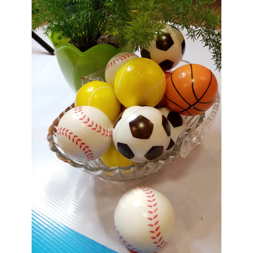 Stress Balls Sports Realia (set of 4 assorted balls) | Shopee Philippines