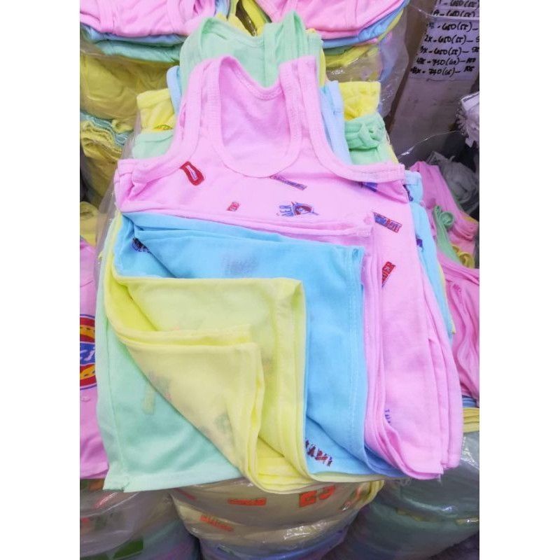 SANDO COLOR FOR KIDS 12 PCS.( 3 MOS TO 1 YEAR OLD | Shopee Philippines