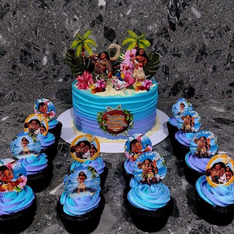 MOANA CAKE TOPPER - Waterproof | Shopee Philippines