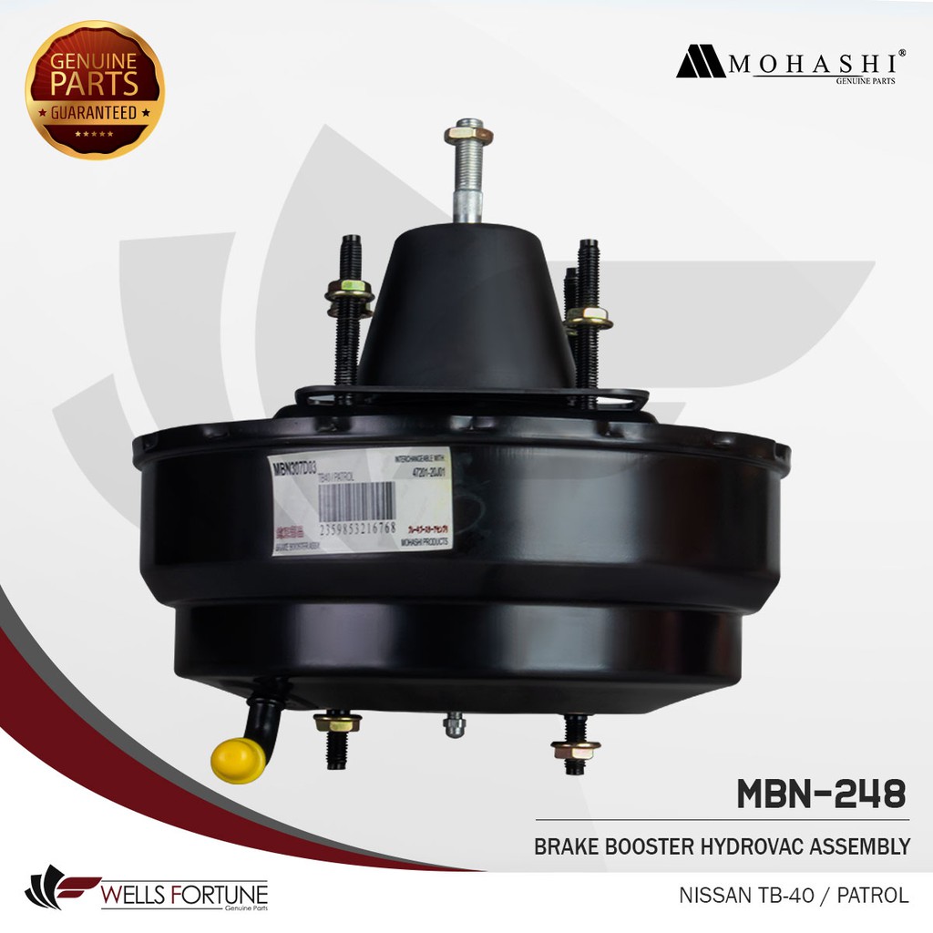 NISSAN TB-40 / PATROL BRAKE BOOSTER HYDROVAC 47210-20J01 MOHASHI MBN ...