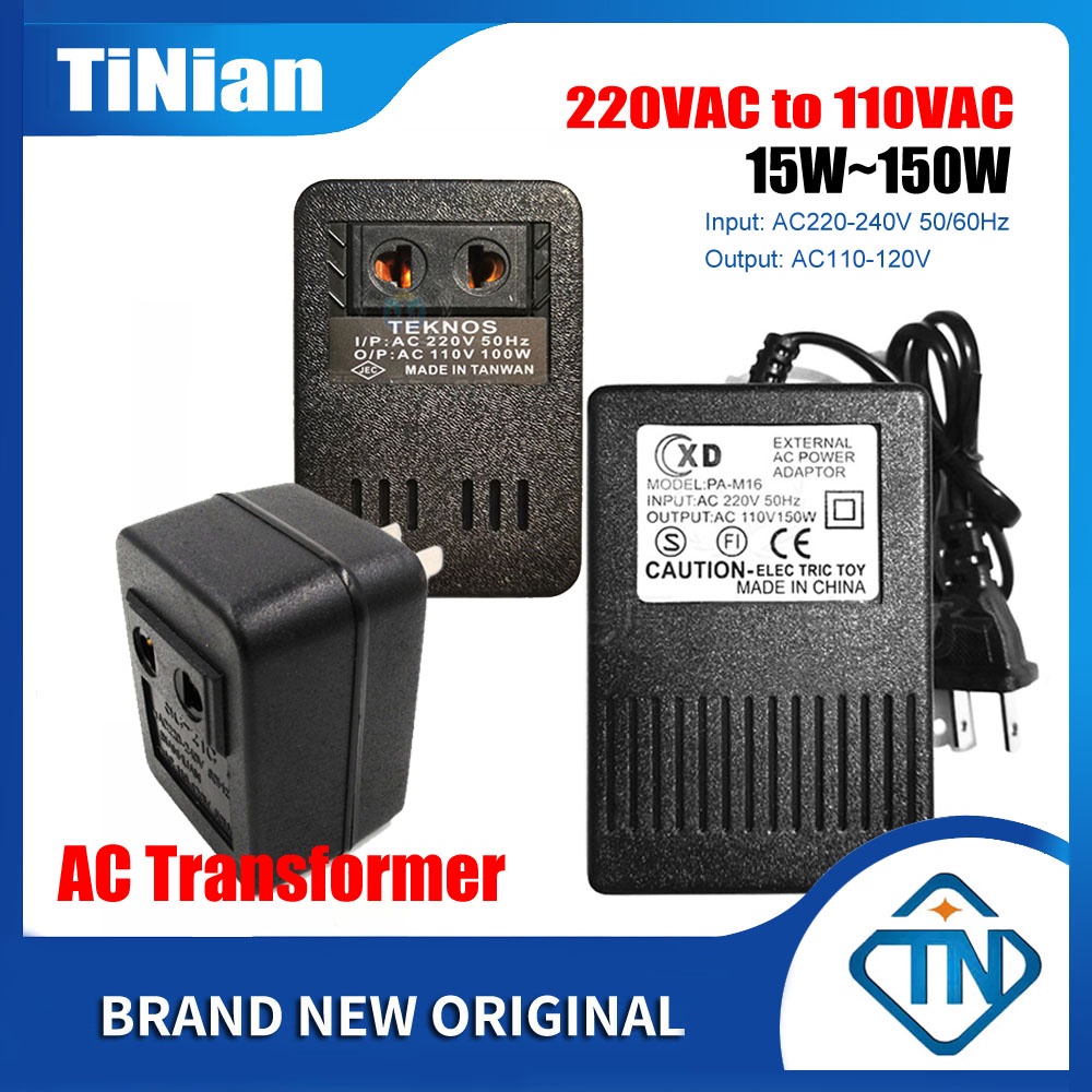 AC220V to 110VAC & 220VAC to AC110V (Reduce) AC Power Voltage Converter ...