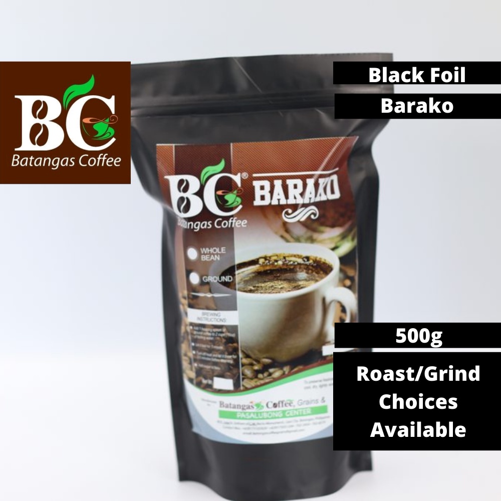 [BC] Kapeng Premium Barako Coffee 500g [Black Foil] | Shopee Philippines