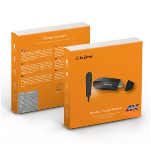 4K HD Mirascreen K6 Wireless Display Dongle Mirror Screen Android Wifi ...