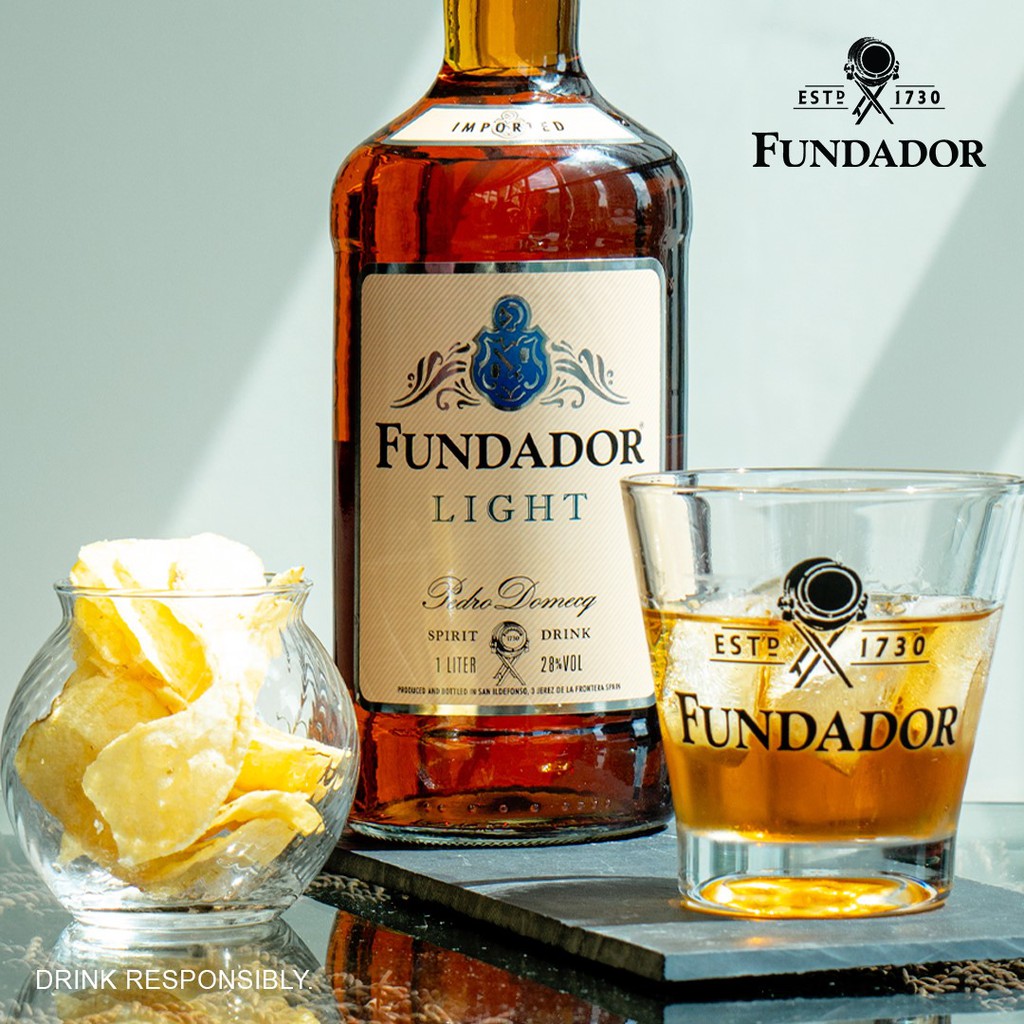 Fundador Brandy Light 1L | Shopee Philippines