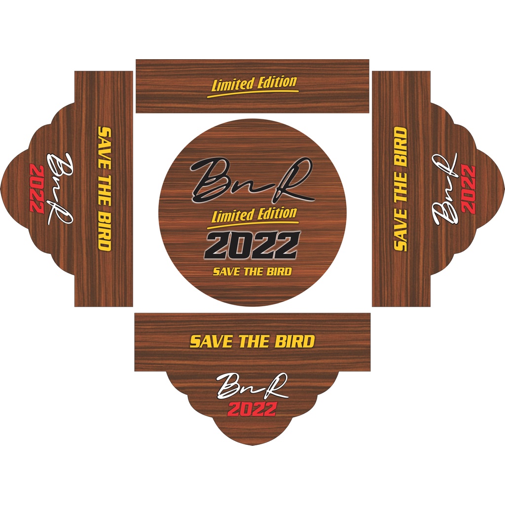Sticker BNR LIMITED EDITION 2022 DECAL HELOPED Cage BIRD Cage STICKER ...