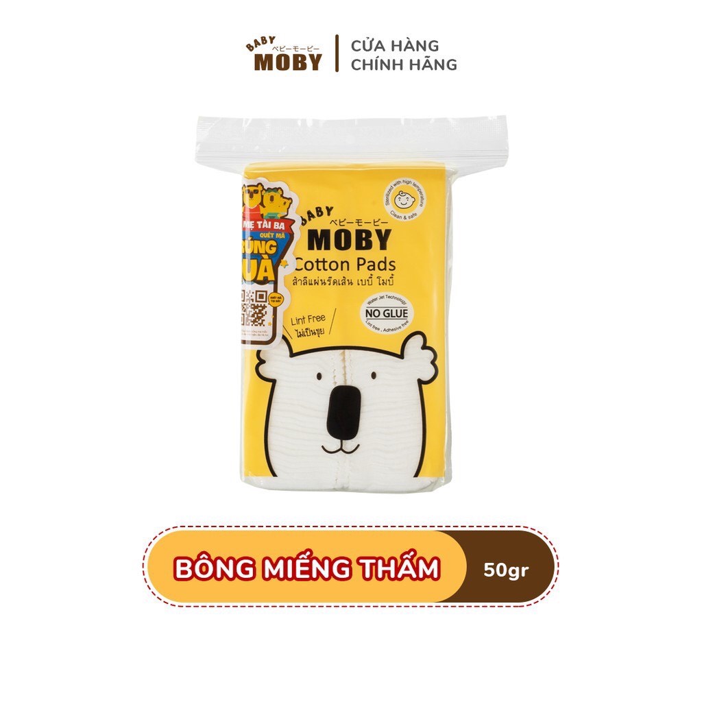 Moby Baby Cotton Pads Small Size (100 pieces/pack) | Shopee Philippines