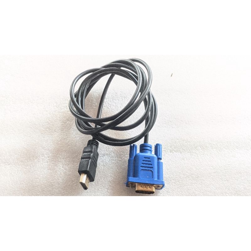 Hdmi 1m And HDMI to VGA Cable 2m | Shopee Philippines