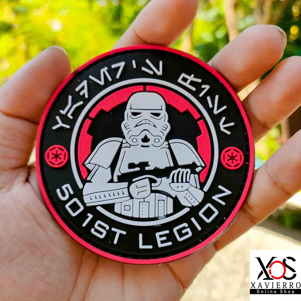 Star Wars Stormtroopers Rubber PVC Velcro Patch tactical for jacket cap vest bag patches ...