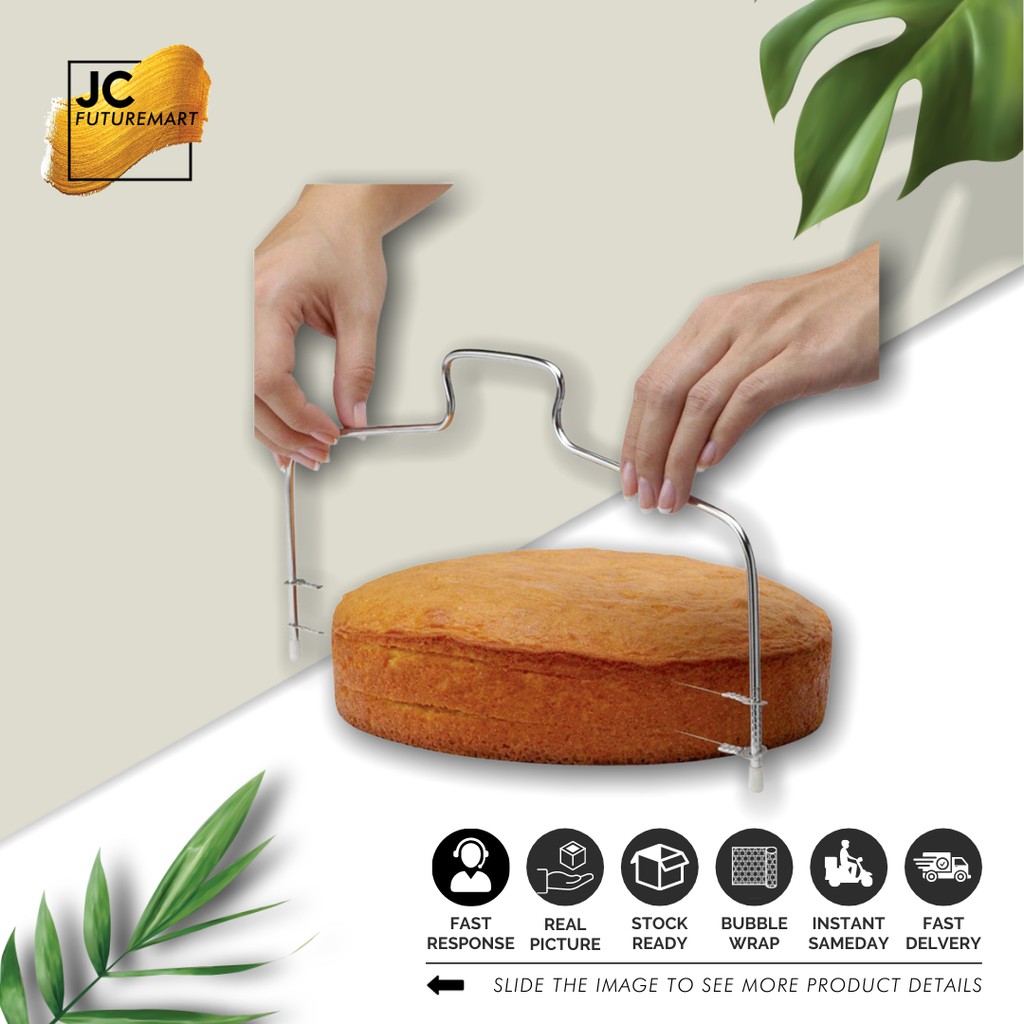 Cake Cutter 32Cm Slicer Leveler Stainless Flat Cake Wire Cutter ...