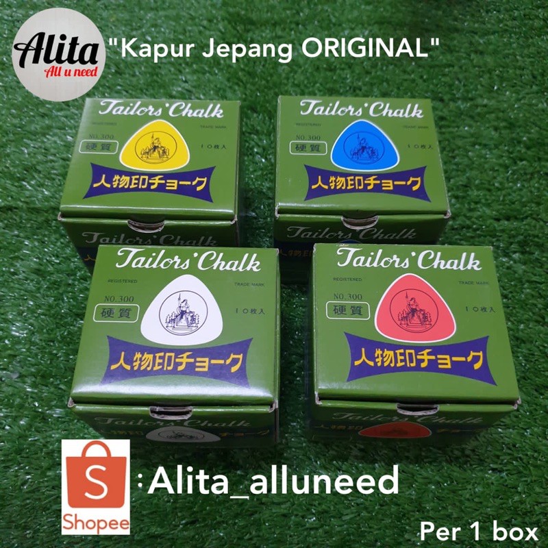 Original Japanese Sewing Chalk Per 1 box (Contents 10 pcs) | Shopee ...