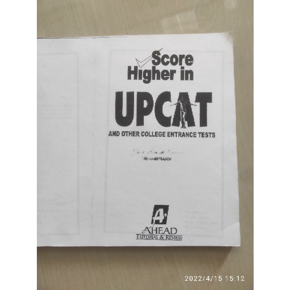 UPCAT and other College Entrance Test Review Book | Shopee Philippines