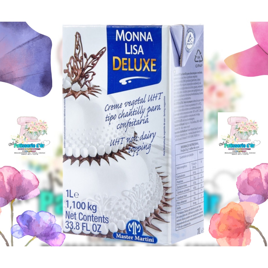 Monna Lisa DeLuxe Non-Dairy Whip Topping EXP:01Apr2024 | Shopee Philippines