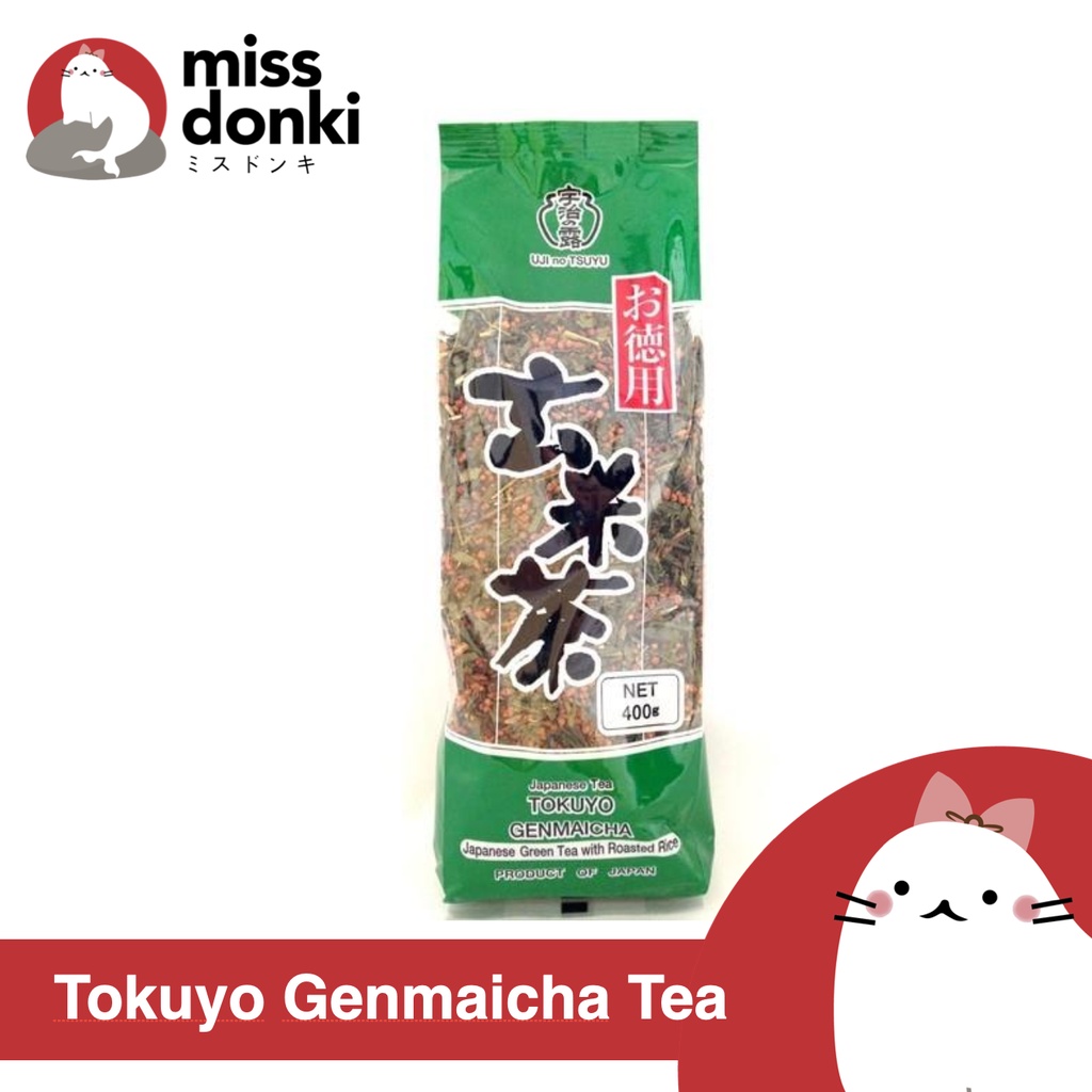 Tokuyo Genmaicha Japanese Green Tea with Roasted Rice 400g | Shopee ...