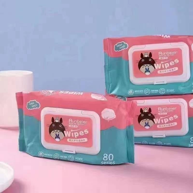 J&J BABY WIPES 80PCS PER PACK WATER HYPOALLERGENIC (NON-ALCOHOL WET ...