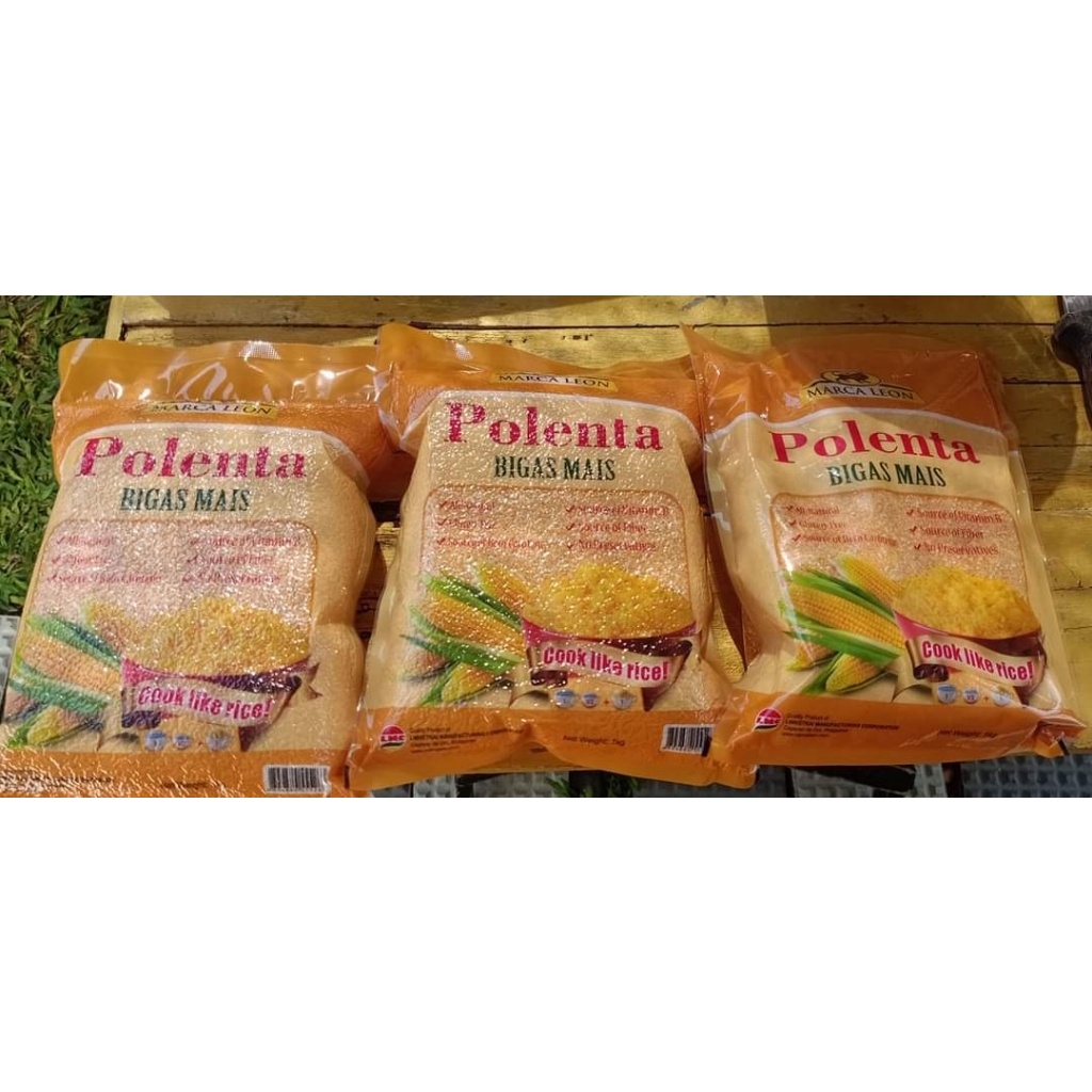 3 Pack's Marca Leon Bigas Mais 1 Kilogram Each | Shopee Philippines