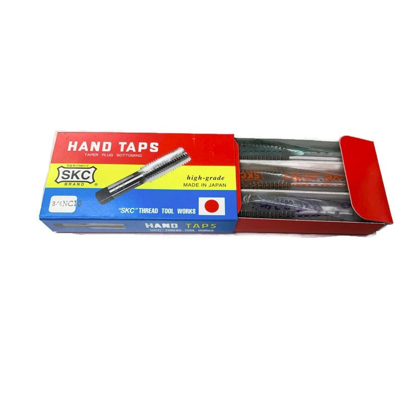 SKC 3 pc. Hand Tap Set 3/4" x NC10 Made in Japan | Shopee Philippines