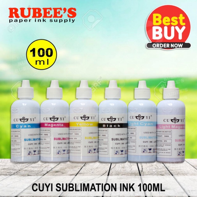 CUYI SUBLIMATION INK 100ML | Shopee Philippines