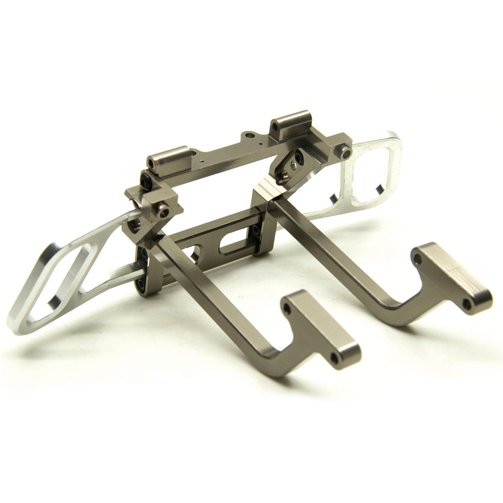 RC Car Front Bumper Kit Aluminum Alloy Bumper Bull Bar for 1/10 RC Rock ...