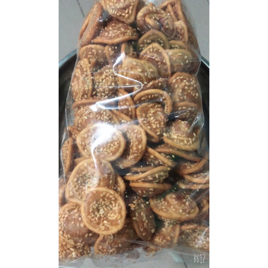Sesame Pig Ear Cake [500 Gram/Bag] - Crispy, Fragrant - Snacks ...