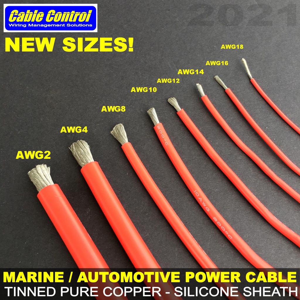 Cable Control MARINE / AUTOMOTIVE Power Cable Tinned OFC , Power Cable ...
