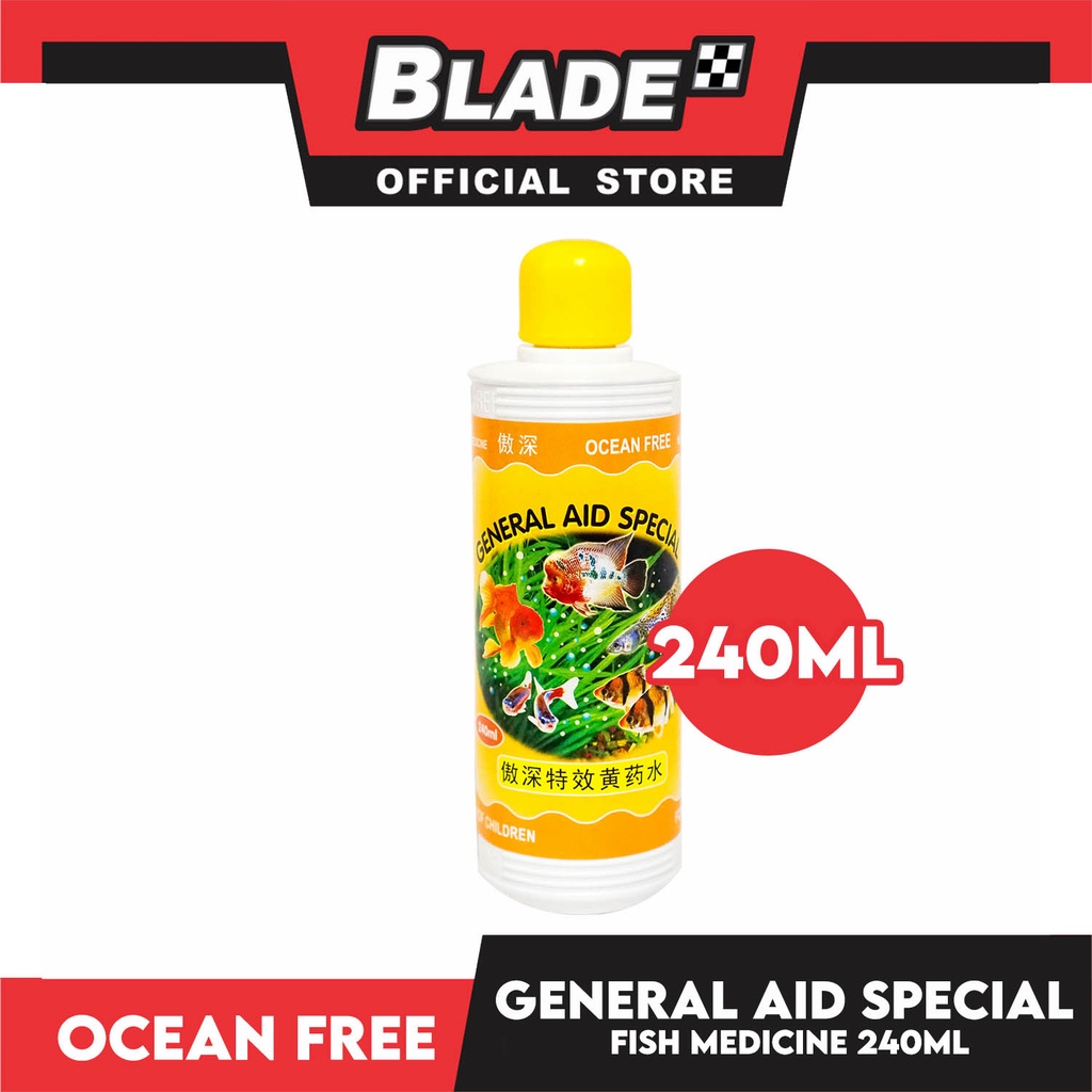 Ocean Free The Best Fish Medicine 240ml (General Aid Special) | Shopee ...