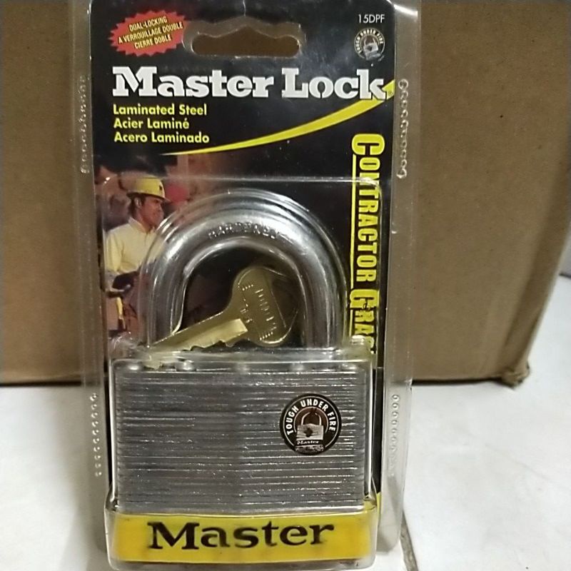 Master Lock tough under fire contractor grade laminated steel | Shopee ...
