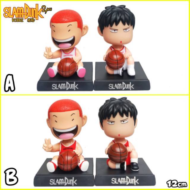 Bobble Head SLAM DUNK Action Figure Miniature Car Display Topper ...