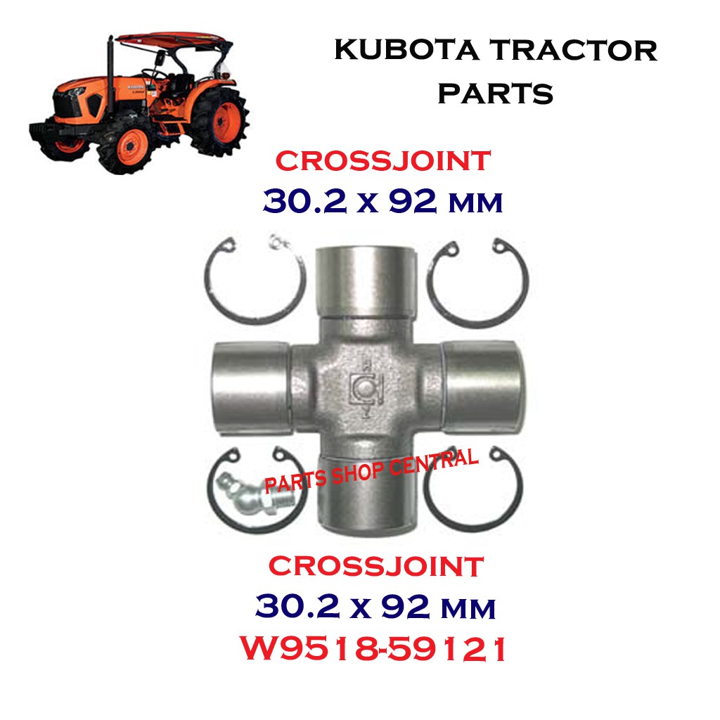 Crossjoint 30.25x92mm W9518-5912-1 for kubota Tractor L4018, L5018 ...