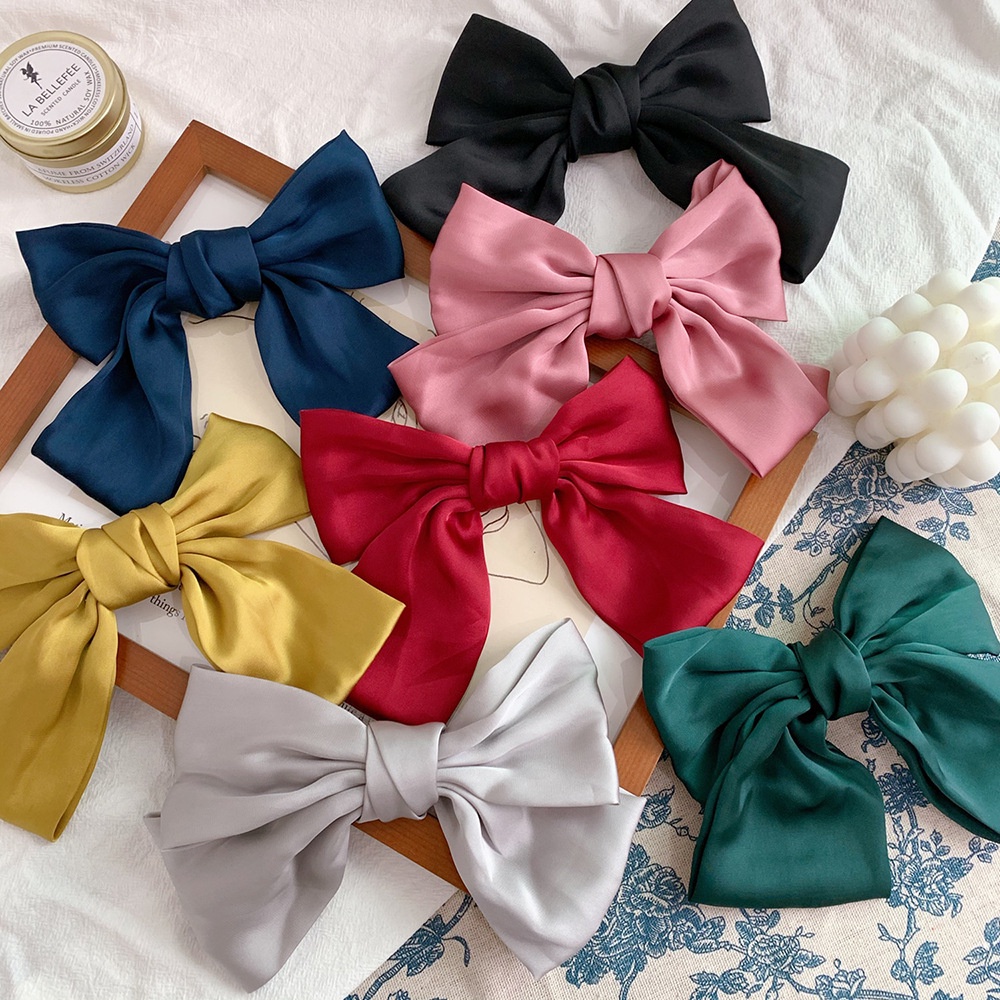 Korean version of the new big bow hairpin net red hairpin headdress ...