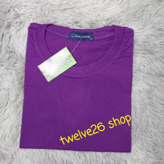 BLUE CORNER KIDS ROUND NECK T SHIRT ORIGINAL PLAIN LAVANDER VIOLET ...
