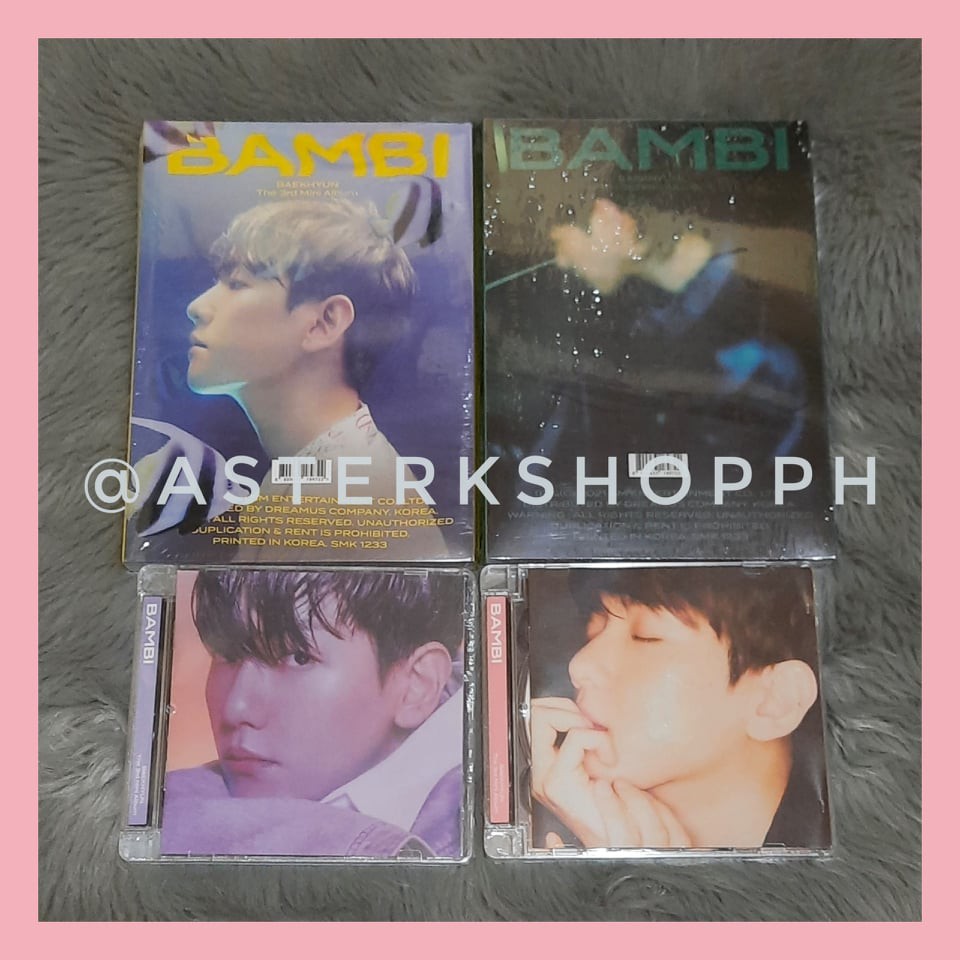 EXO BAEKHYUN Bambi - Mini Album Vol. 3, Photobook and Jewel Case Version, K-Pop | Shopee Philippines