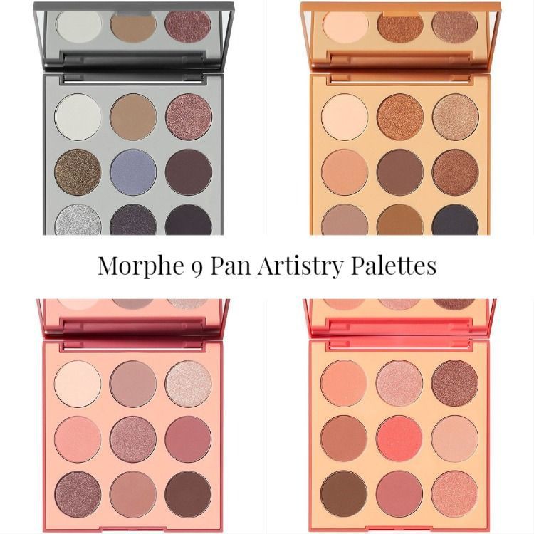 AUTHENTIC MORPHE 9 PAN ARTISTRY EYESHADOW PALETTE | Shopee Philippines