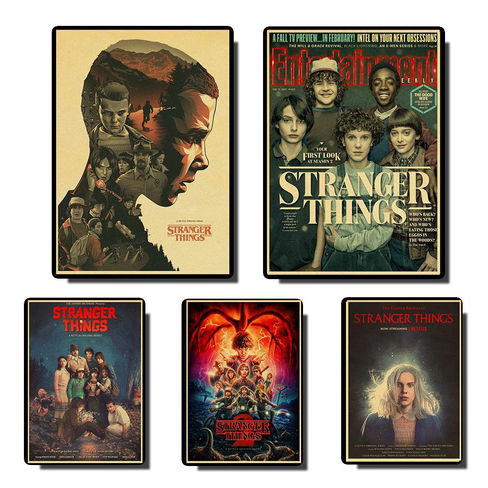 TV series stranger things vintage posters Prints Wall Painting ...