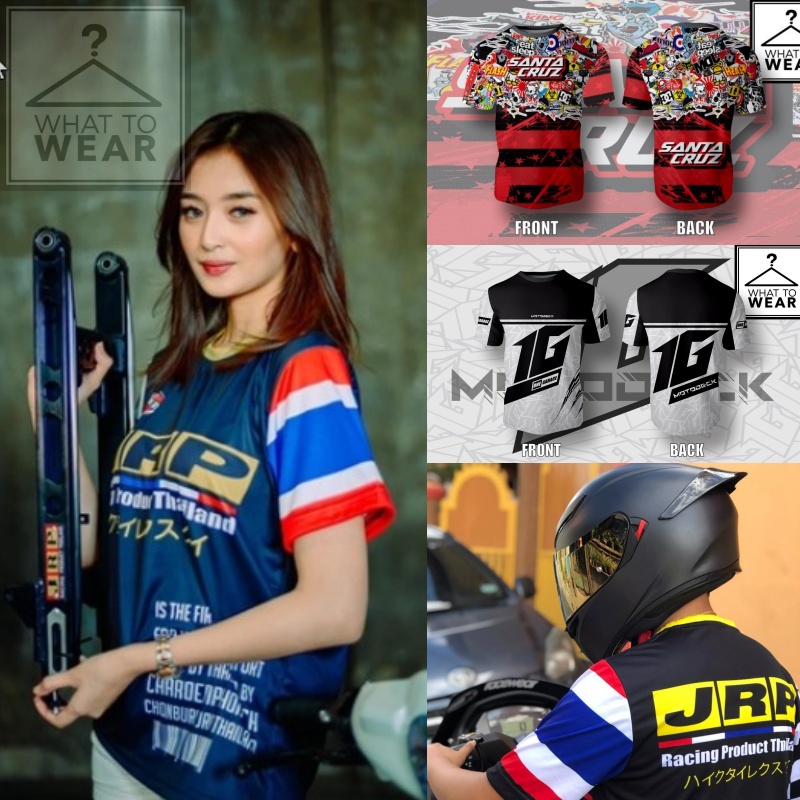 RIDERS BIKERS MOTORCYCLE SUBLIMATION T-SHIRT: JRP RACING, MOTODECK, STA ...